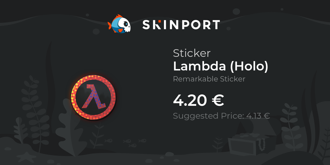 Pegatina | Lambda (holográfica) - Counter-Strike 2 - Skinport