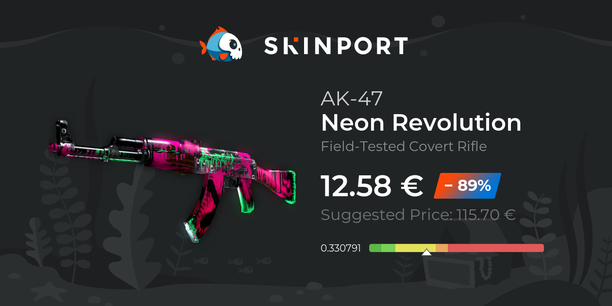 AK-47 | Neon Revolution (Field-Tested) - CS2 - Skinport