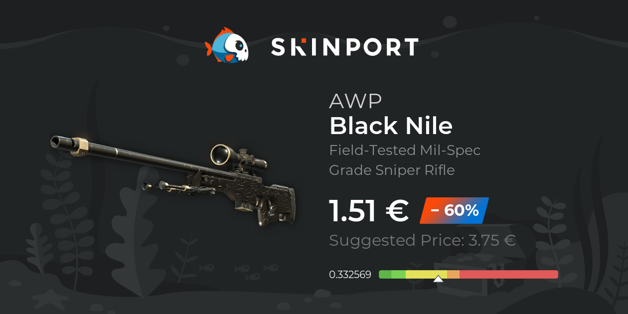 AWP | Black Nile (Field-Tested) - Counter-Strike 2 - Skinport