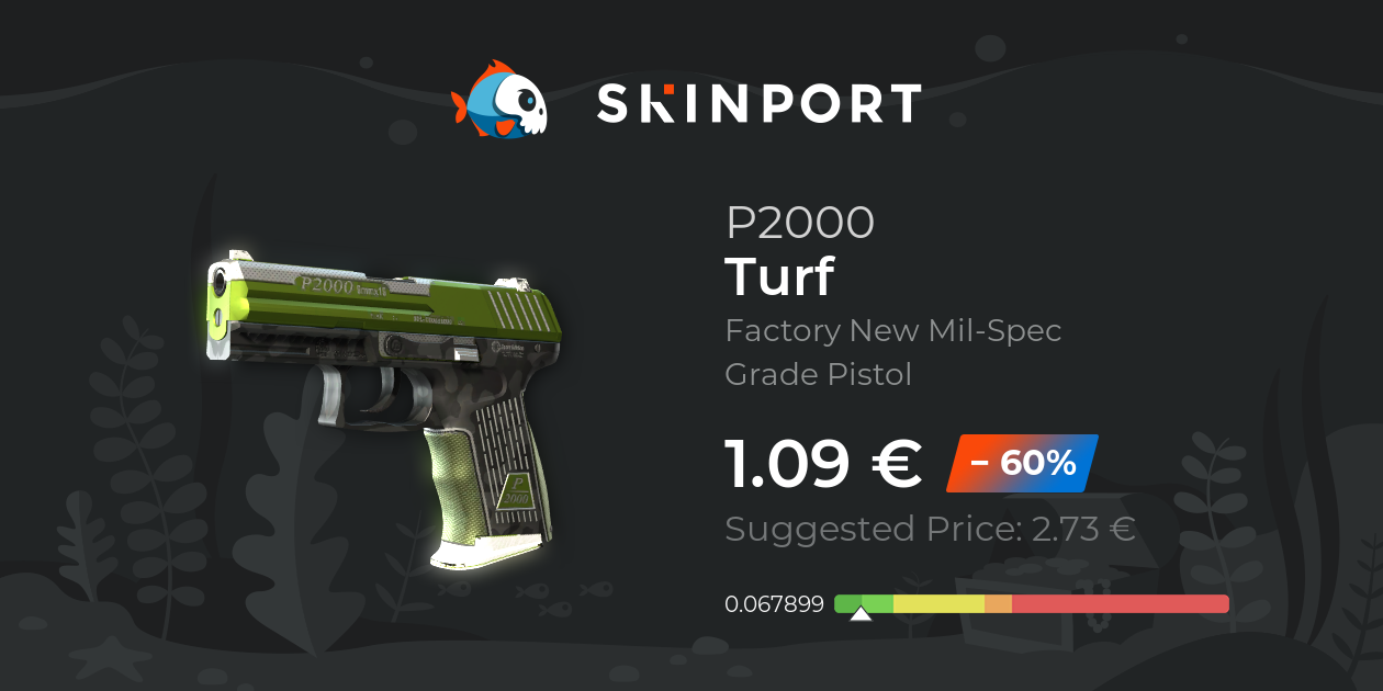 P2000 | Turf (Factory New) - Counter-Strike 2 - Skinport