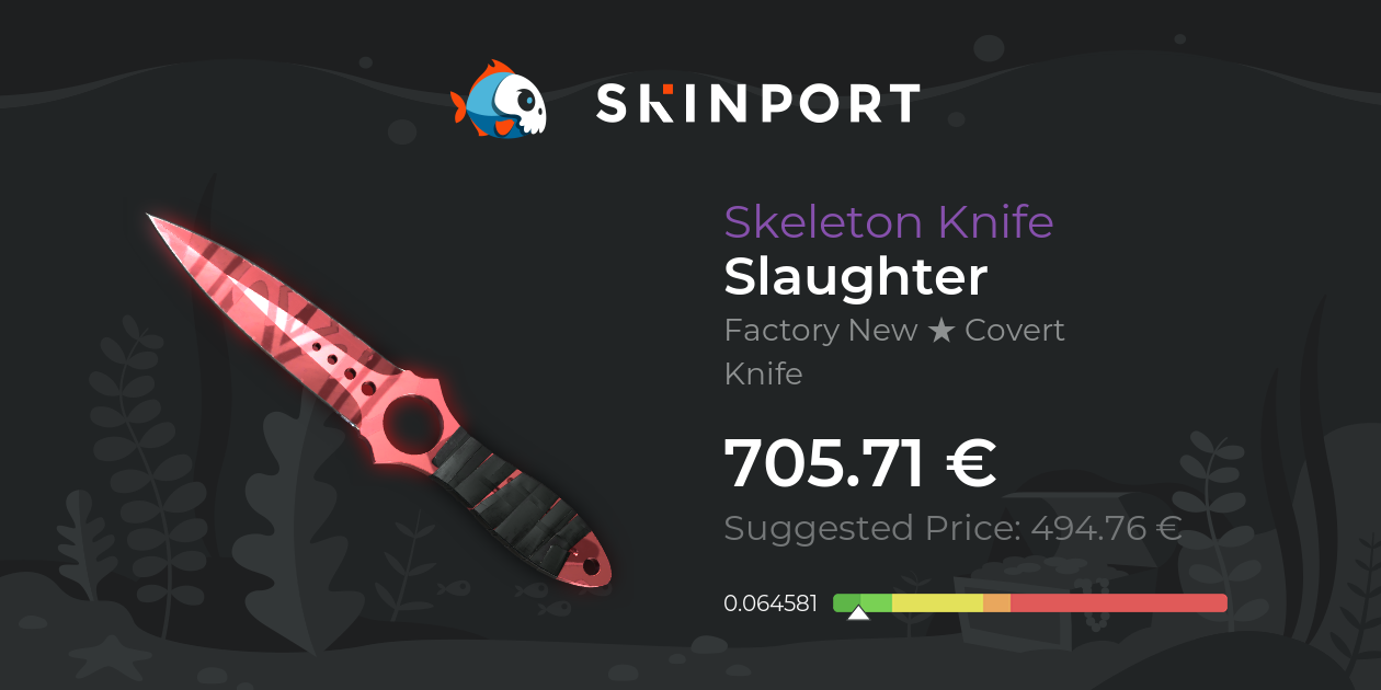 Skeleton Knife | Slaughter (Factory New) - Counter-Strike 2 - Skinport