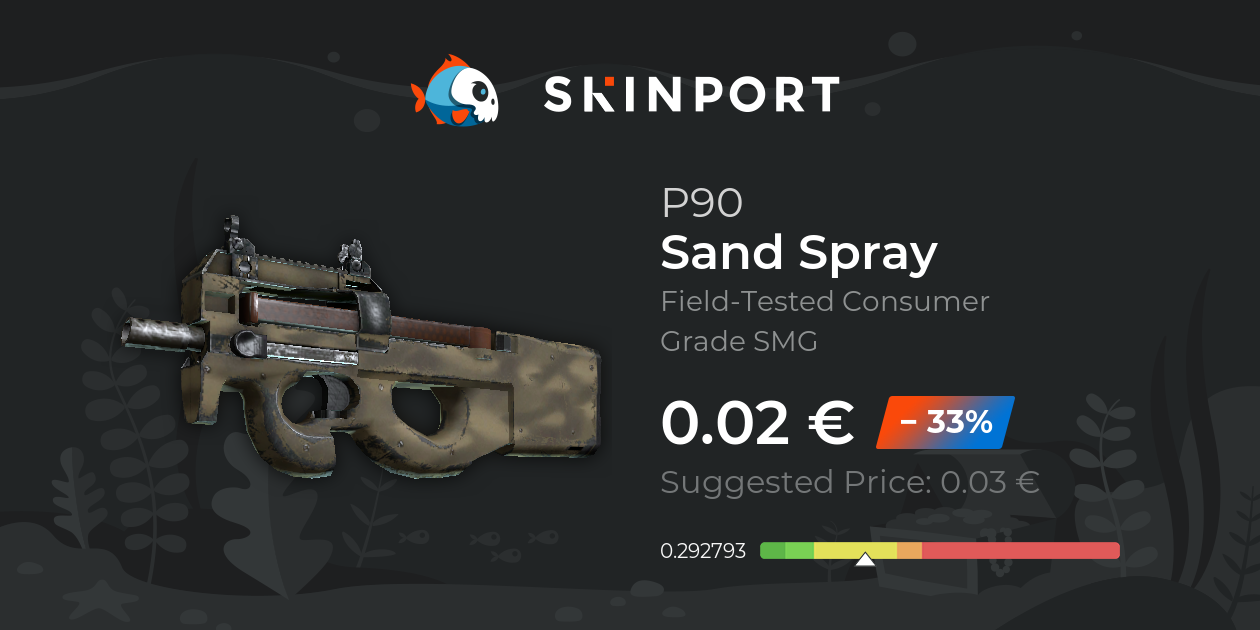 P90 | Sand Spray (Field-Tested) - CS:GO - Skinport