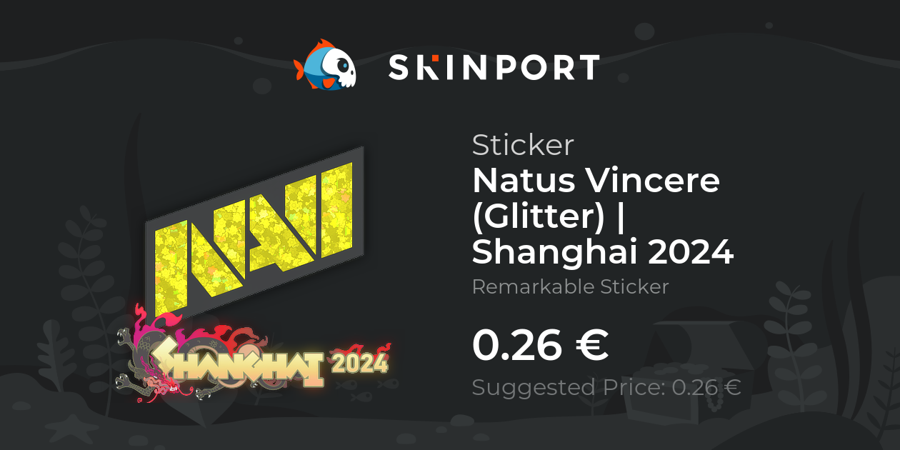 Klistermärke | Natus Vincere (Glitter) | Shanghai 2024 - Counter-Strike ...