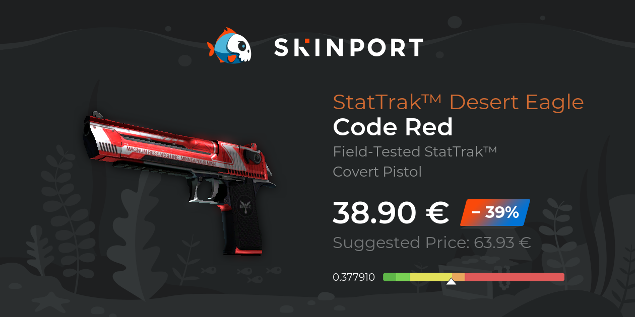 StatTrak™ Desert Eagle | Code Red (Field-Tested) - Counter-Strike 2 ...