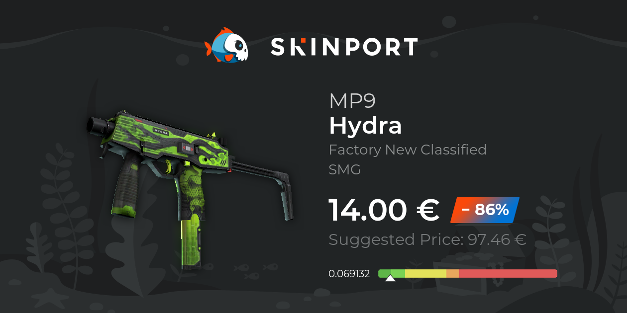 MP9 | Hydra (Factory New) - CS:GO - Skinport