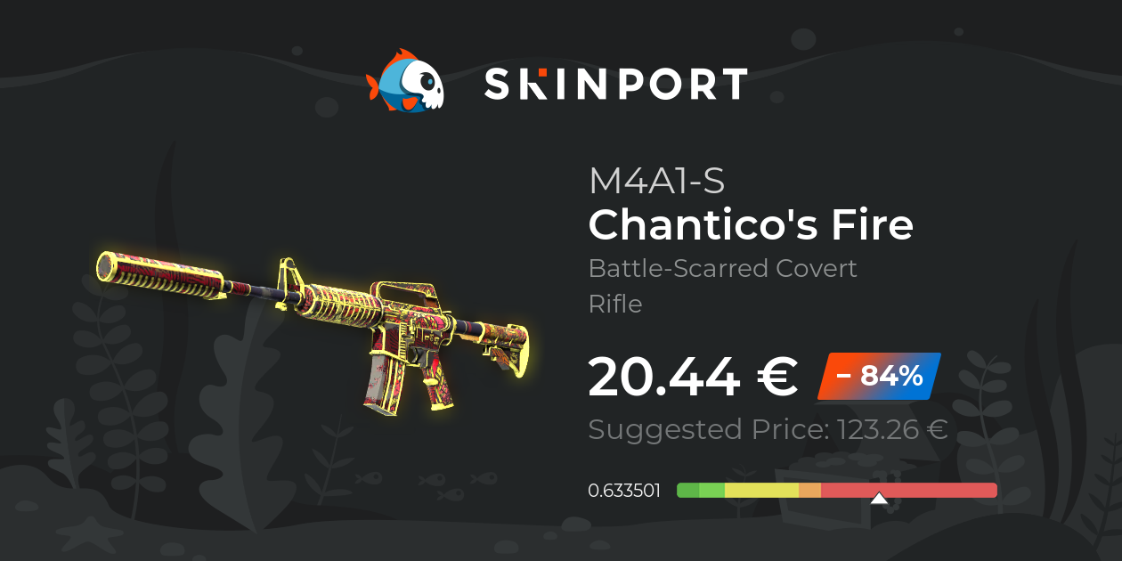 M4A1-S | Chantico's Fire (Battle-Scarred) - Counter-Strike 2 - Skinport