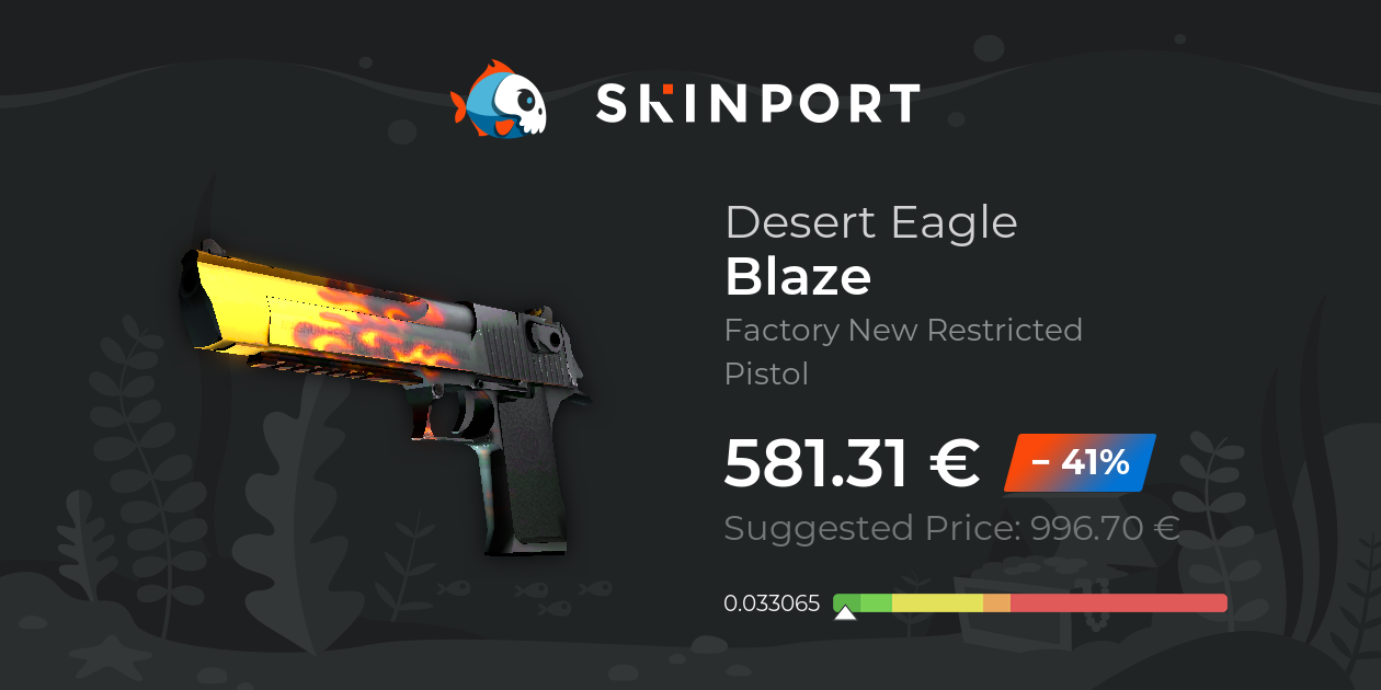 Desert Eagle | Blaze (Factory New) - CS2 - Skinport