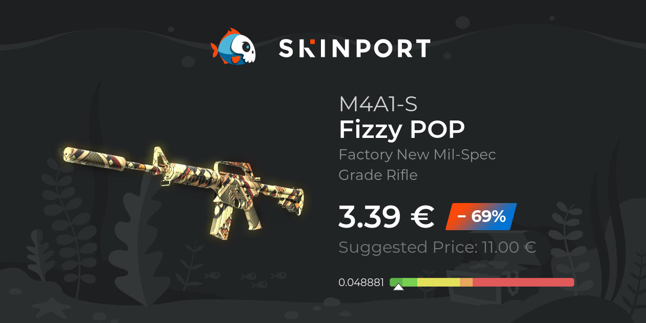 M4A1-S | Fizzy POP (Factory New) - Counter-Strike 2 - Skinport