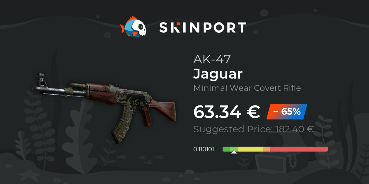 AK-47 | Jaguar (Minimale Gebrauchsspuren) - Counter-Strike 2 - Skinport