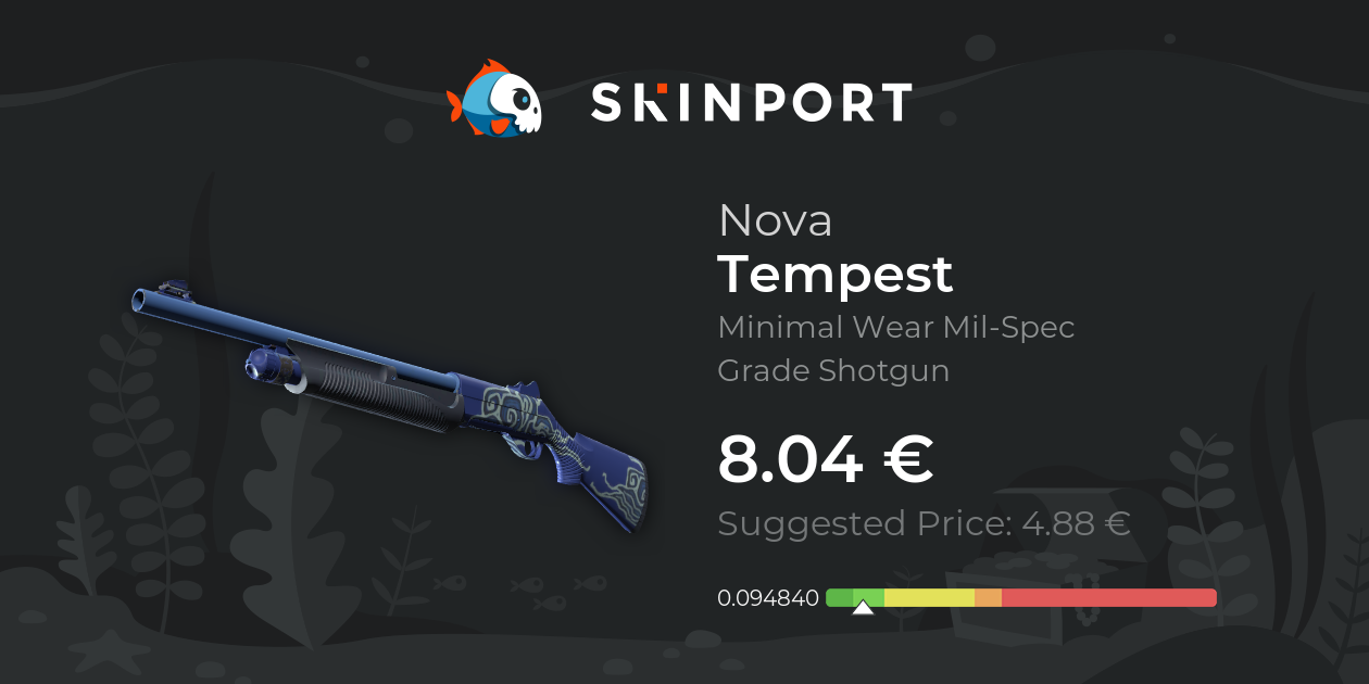 Nova | Tempest (Minimal Wear) - Counter-Strike 2 - Skinport