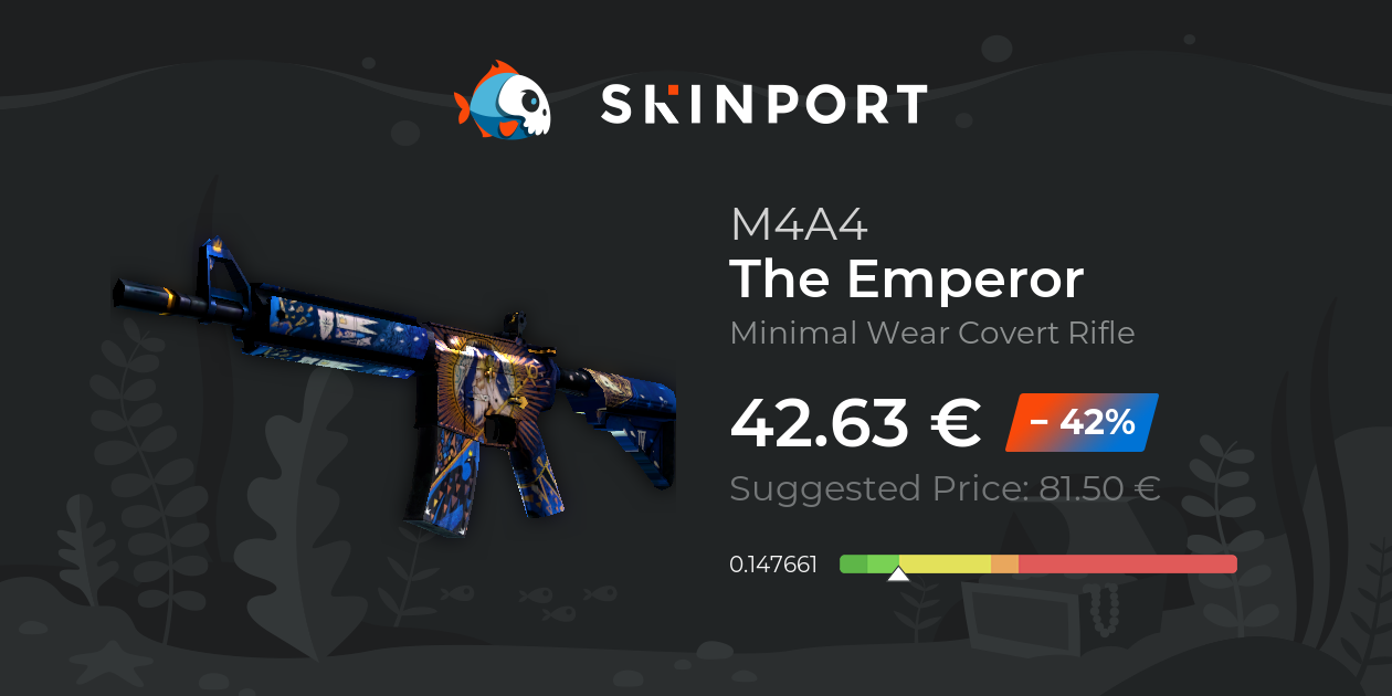 M4A4 | The Emperor (Minimal Wear) - Counter-Strike 2 - Skinport