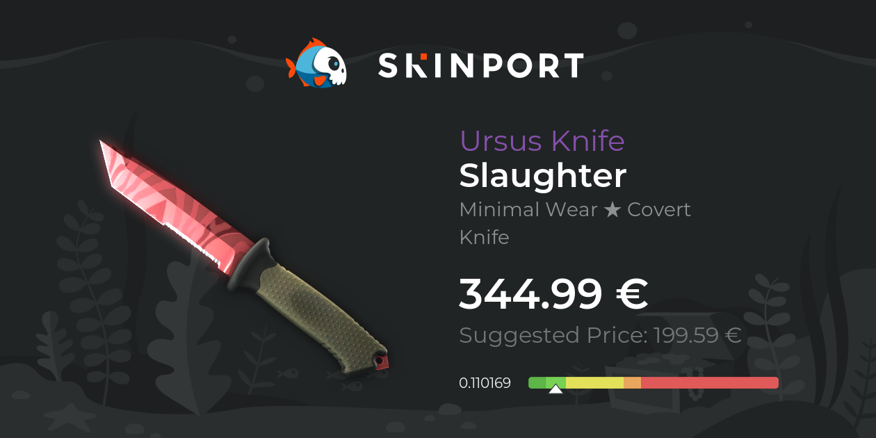 Ursus Knife | Slaughter (Minimal Wear) - Counter-Strike 2 - Skinport