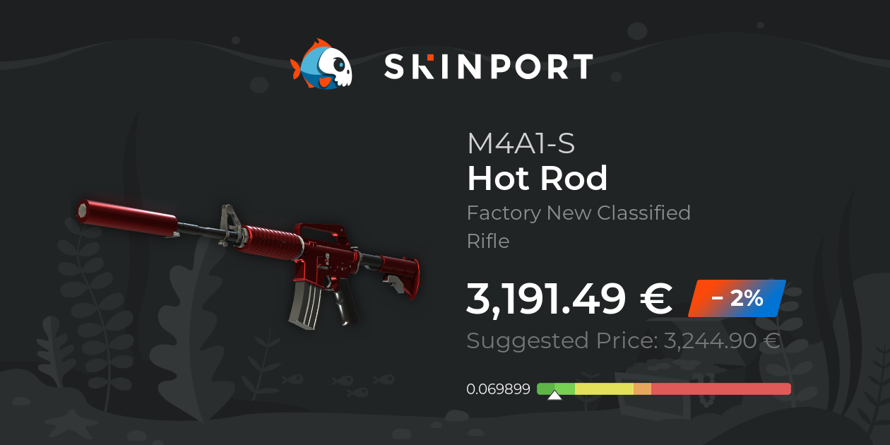 M4A1-S | Hot Rod (Factory New) - Counter-Strike 2 - Skinport
