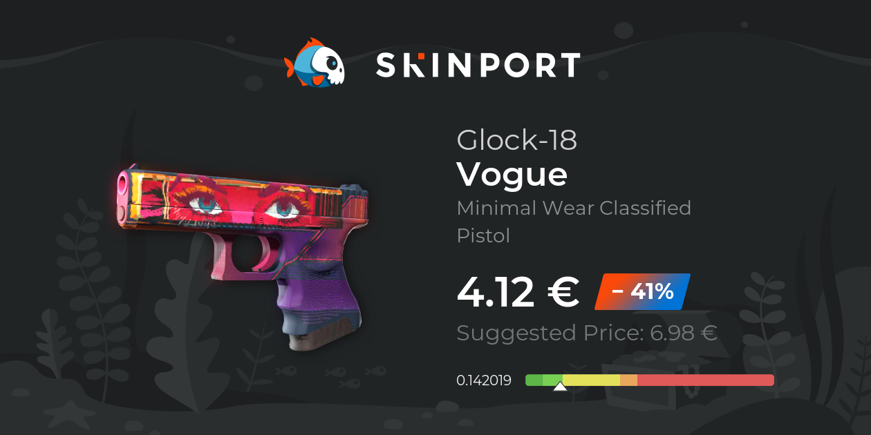 Glock-18 | Vogue (Minimal Wear) - Counter-Strike 2 - Skinport