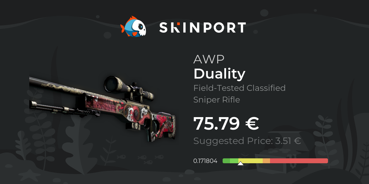 AWP | Duality (Field-Tested) - CS:GO - Skinport