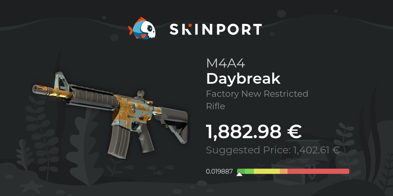 M4A4 | Daybreak (Factory New) - Counter-Strike 2 - Skinport