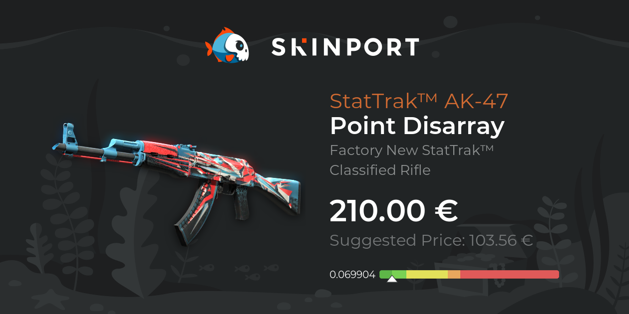 StatTrak™ AK-47 | Point Disarray (Factory New) - Counter-Strike 2 ...