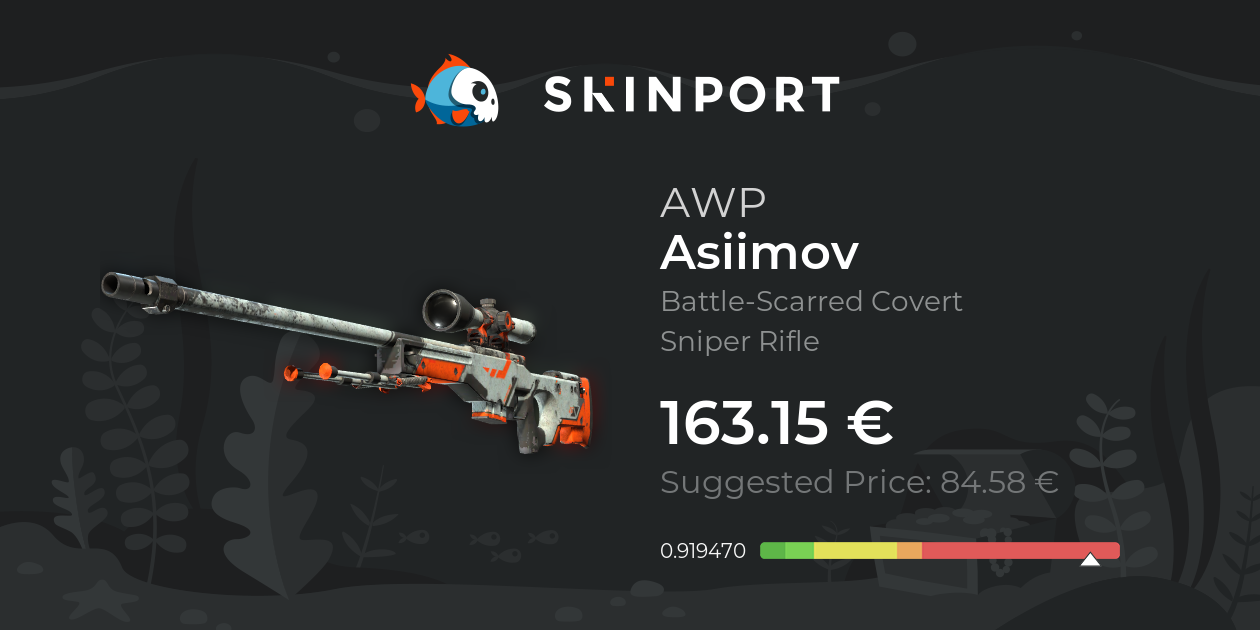 AWP | Asiimov (Battle-Scarred) - Counter-Strike 2 - Skinport