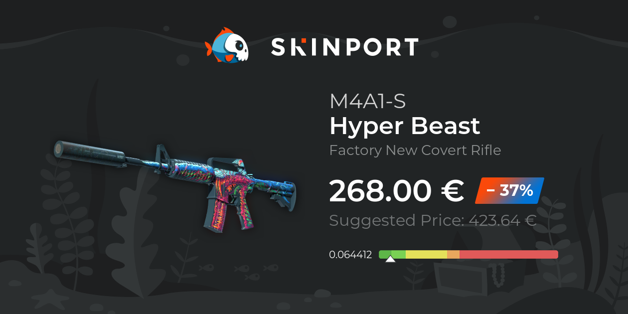 M4A1-S | Hyper Beast (Factory New) - Counter-Strike 2 - Skinport