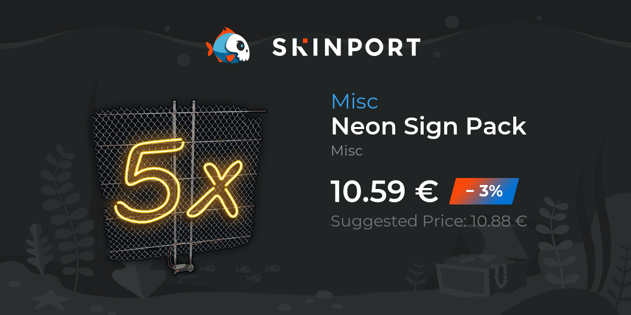 Neon Sign Pack - Rust - Skinport