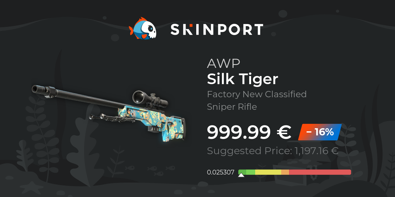 AWP | Silk Tiger (Factory New) - Counter-Strike 2 - Skinport