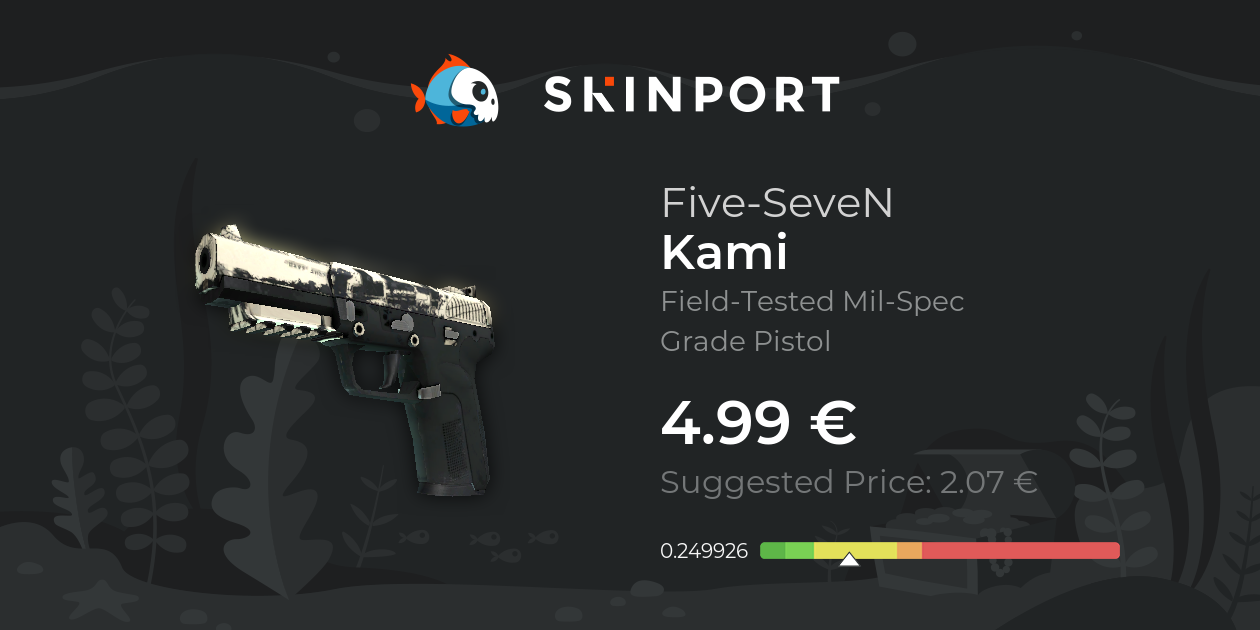 Five-SeveN | Kami (Field-Tested) - Counter-Strike 2 - Skinport
