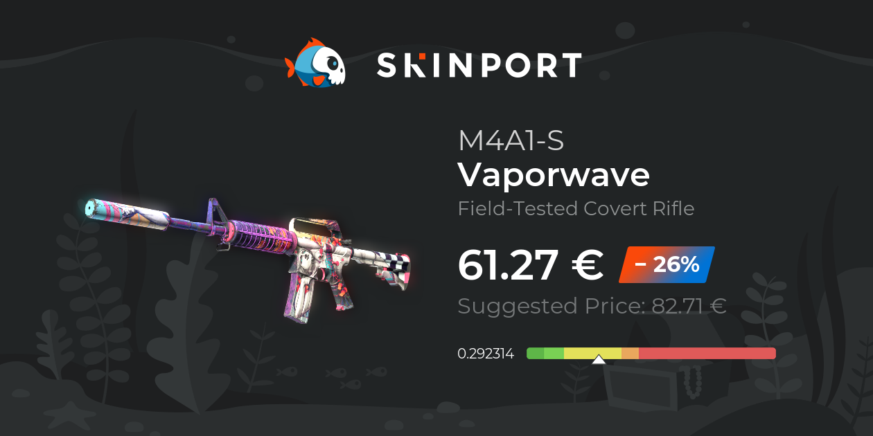 M4A1-S | Vaporwave (Field-Tested) - Counter-Strike 2 - Skinport