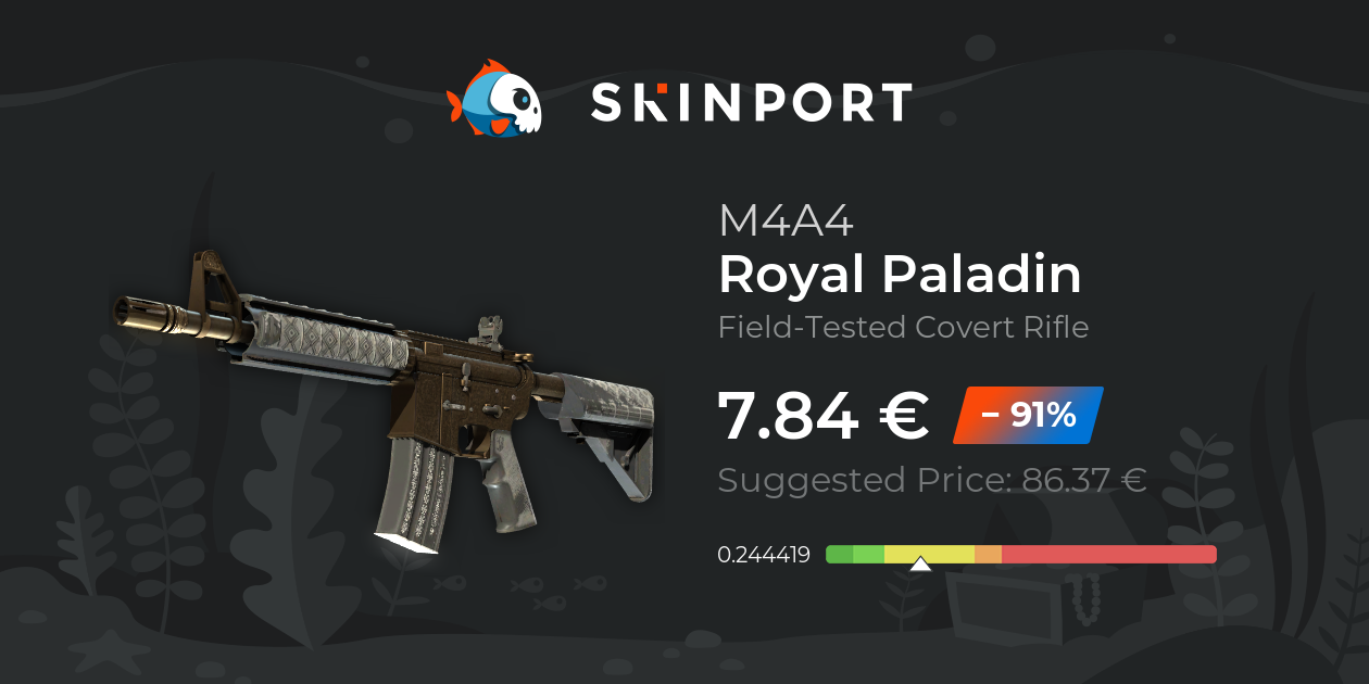 M4A4 | Royal Paladin (Field-Tested) - Counter-Strike 2 - Skinport