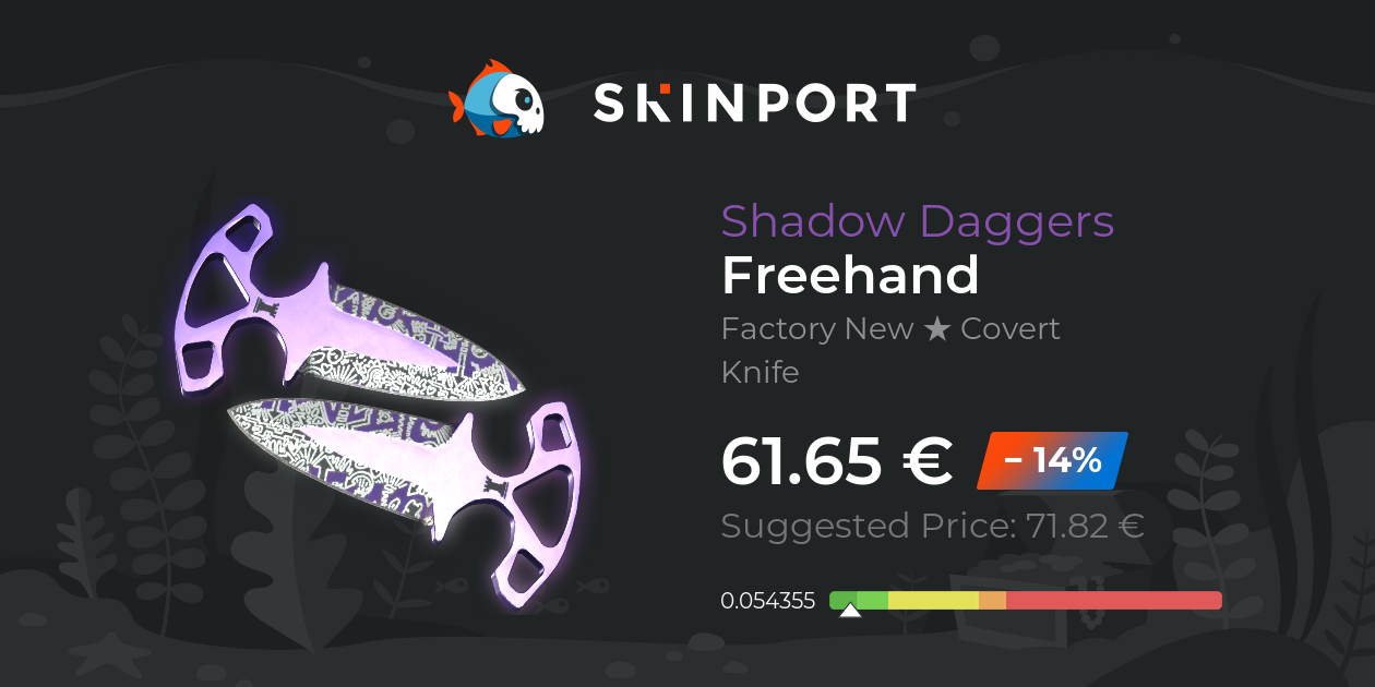 Shadow Daggers | Freehand (Factory New) - Counter-Strike 2 - Skinport