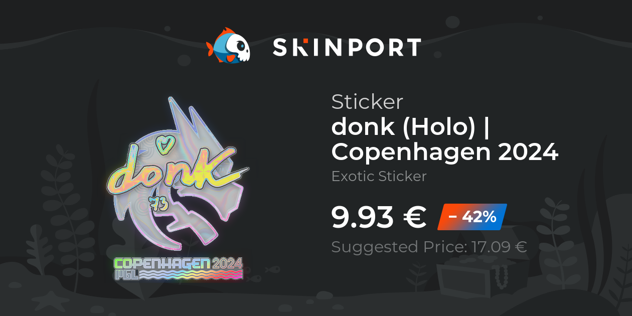 Sticker | donk (Holo) | Copenhagen 2024 - Counter-Strike 2 - Skinport