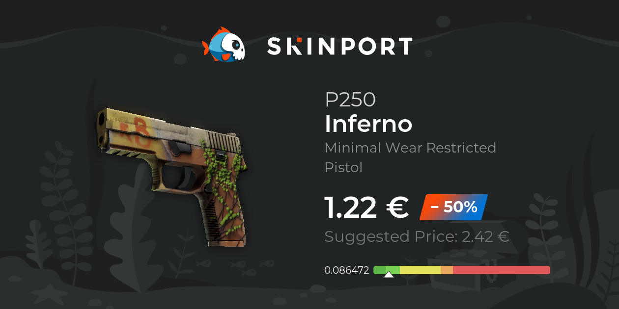 P250 | Inferno (Minimal Wear) - Counter-Strike 2 - Skinport