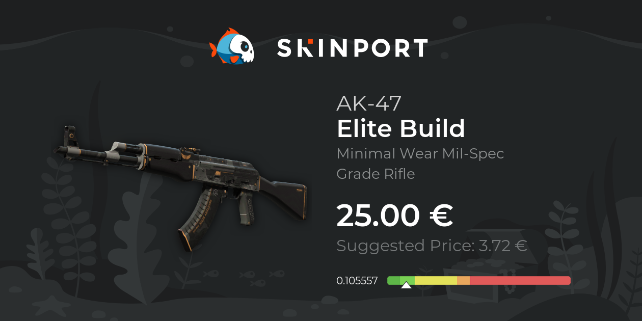 AK-47 | Elite Build (Minimal Wear) - Counter-Strike 2 - Skinport