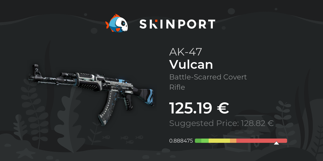AK-47 | Vulcan (Battle-Scarred) - Counter-Strike 2 - Skinport