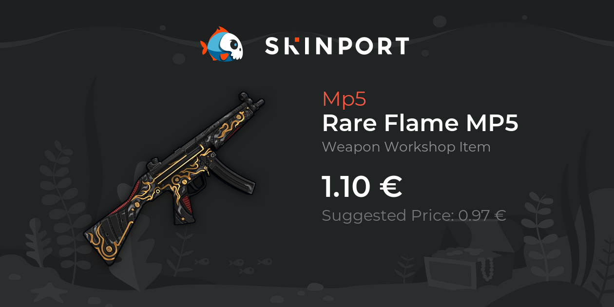 Rare Flame MP5 - Rust - Skinport