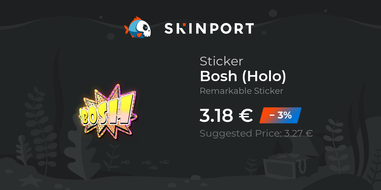 Sticker | Bosh (Holo) - Counter-Strike 2 - Skinport
