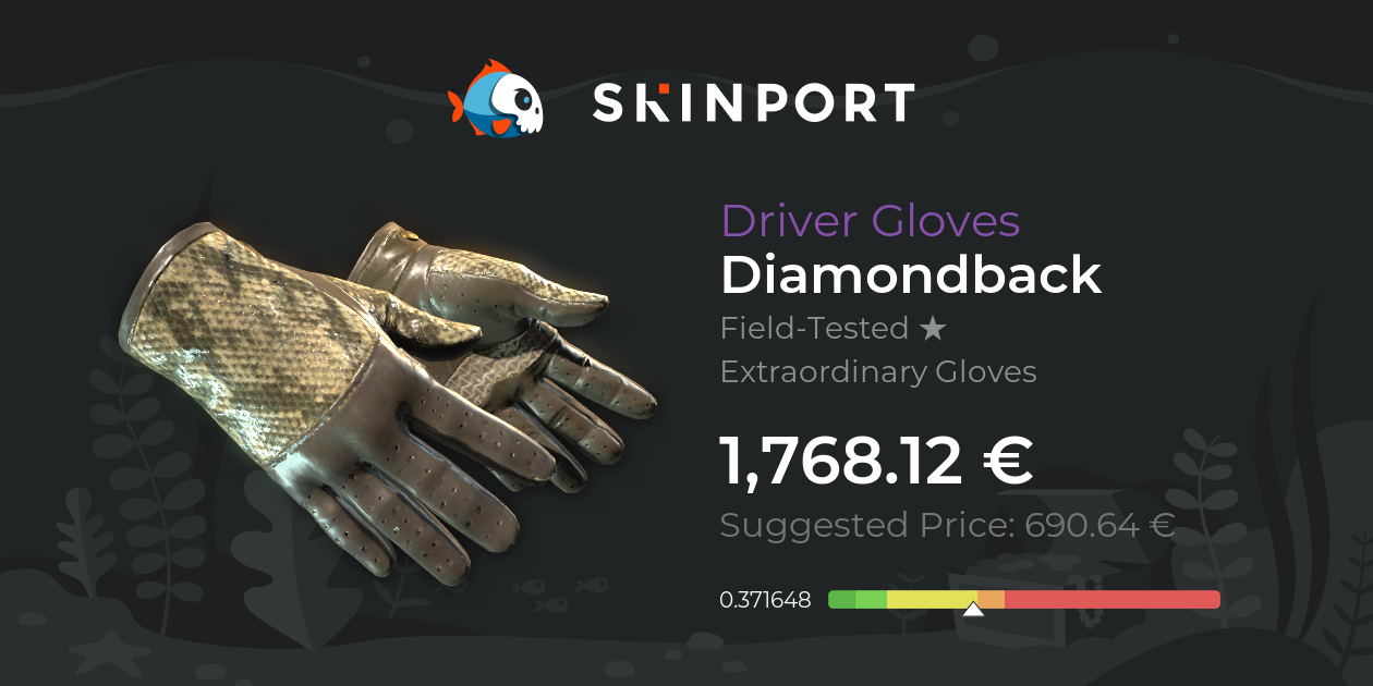 Förarhandskar | Diamondback (Testad i fält) - Counter-Strike 2 - Skinport