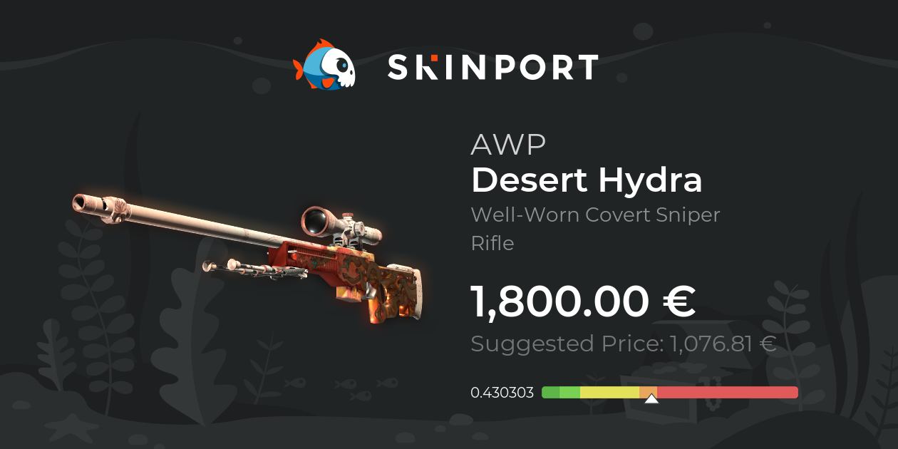 AWP | Desert Hydra (Well-Worn) - Counter-Strike 2 - Skinport
