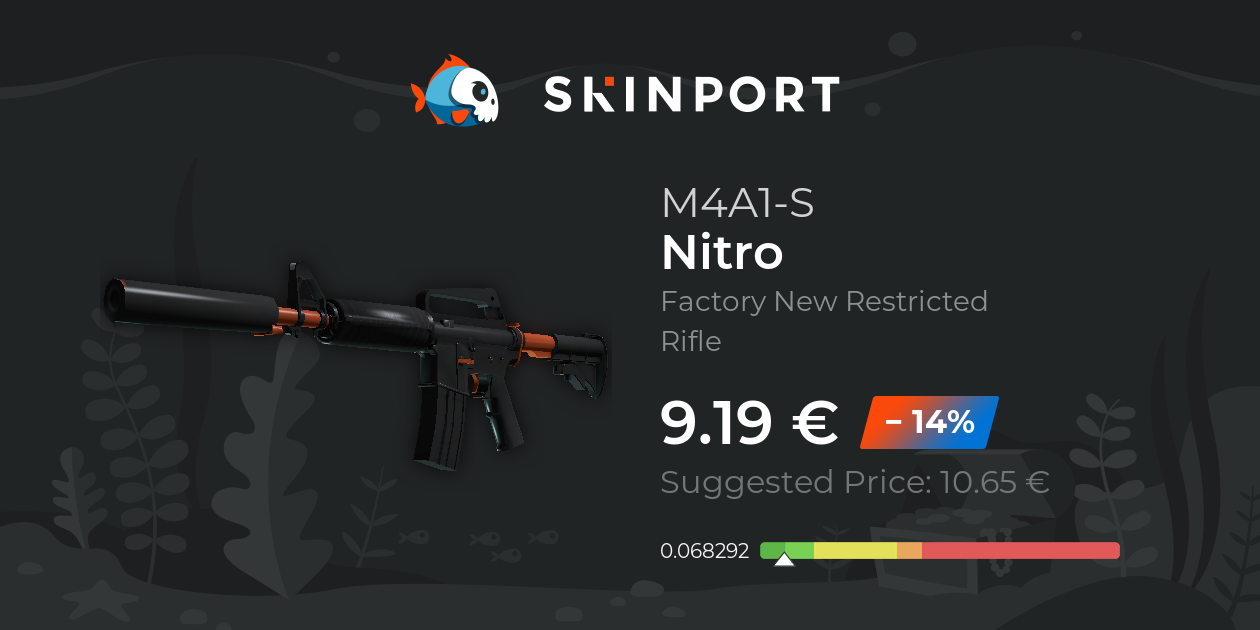 M4A1-S | Nitro (Factory New) - Counter-Strike 2 - Skinport