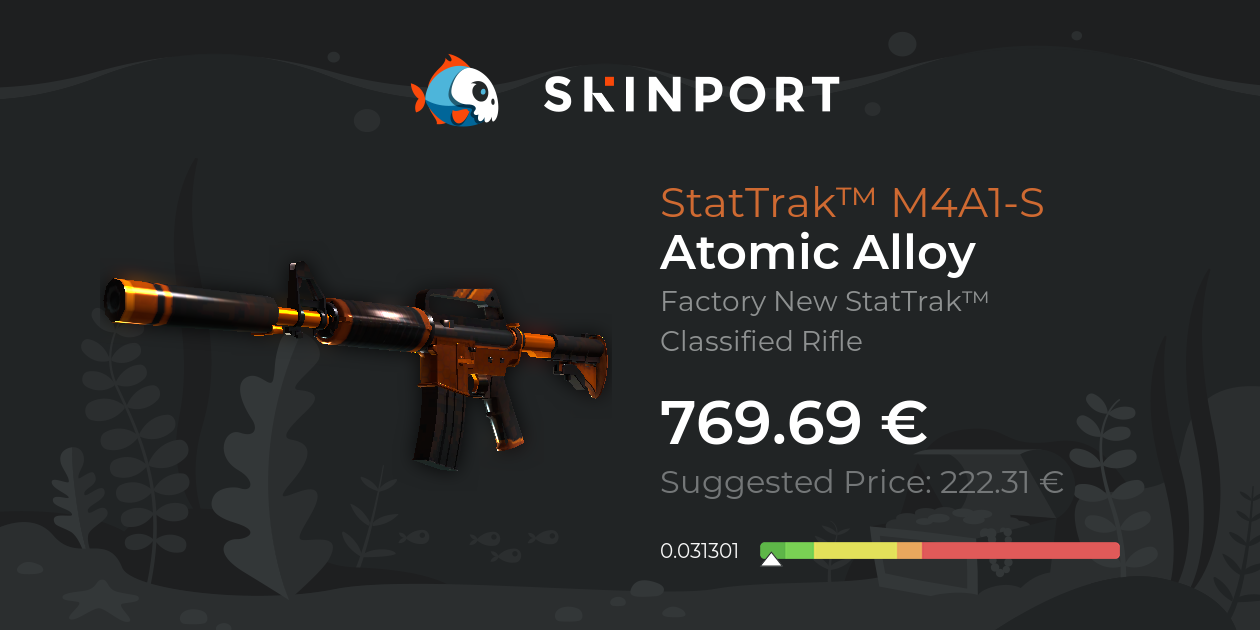 StatTrak™ M4A1-S | Atomic Alloy (Factory New) - Counter-Strike 2 - Skinport