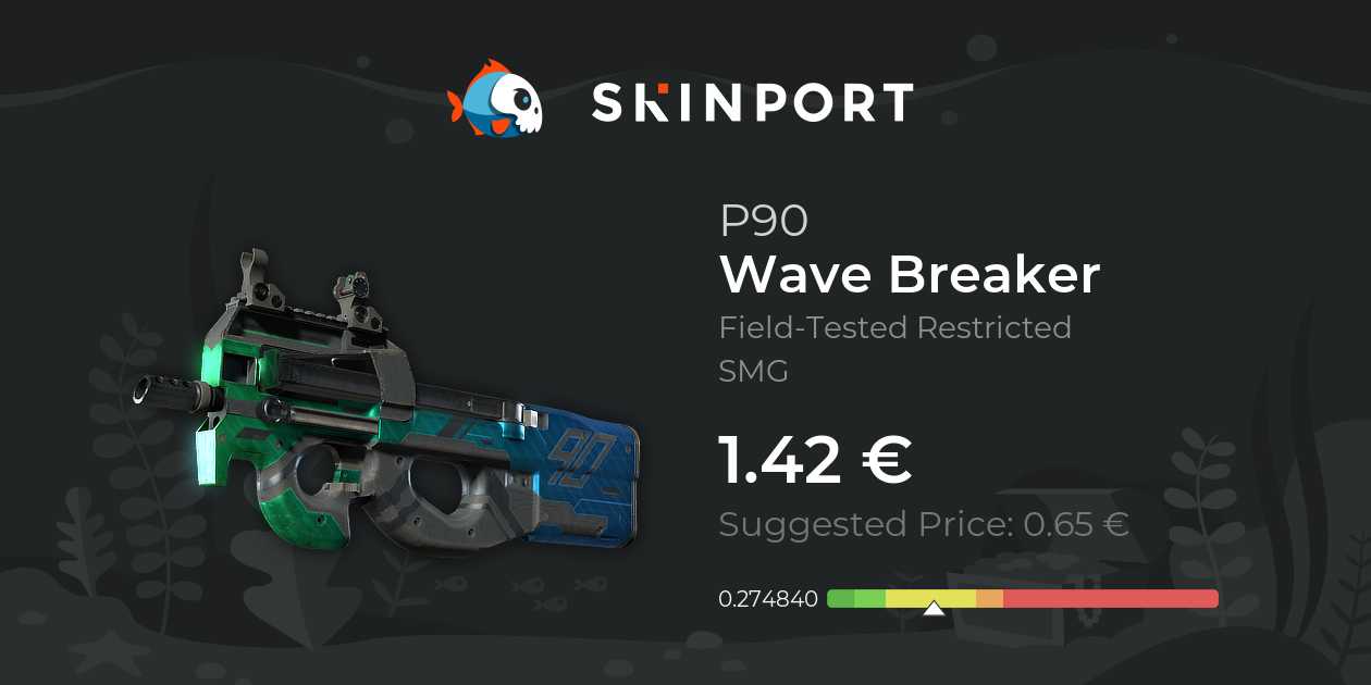 P90 | Wave Breaker (Field-Tested) - Counter-Strike 2 - Skinport