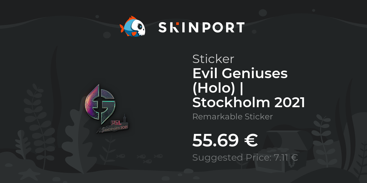 Sticker | Evil Geniuses (Holo) | Stockholm 2021 - Counter-Strike 2 ...