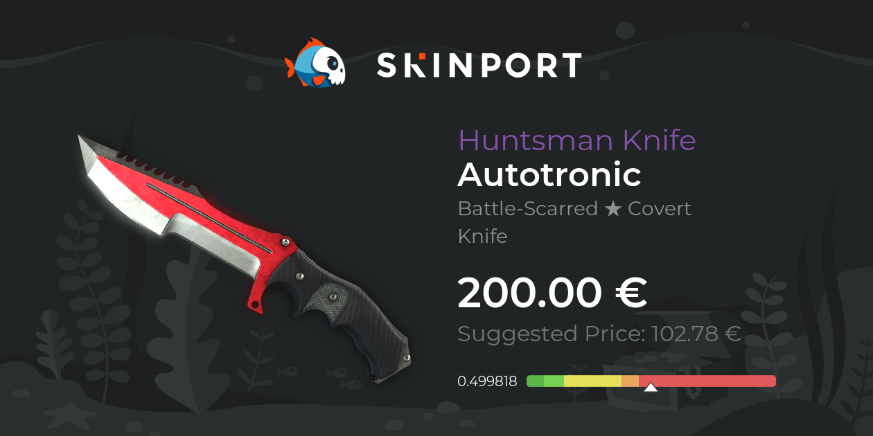 Huntsman Knife | Autotronic (Battle-Scarred) - Counter-Strike 2 - Skinport