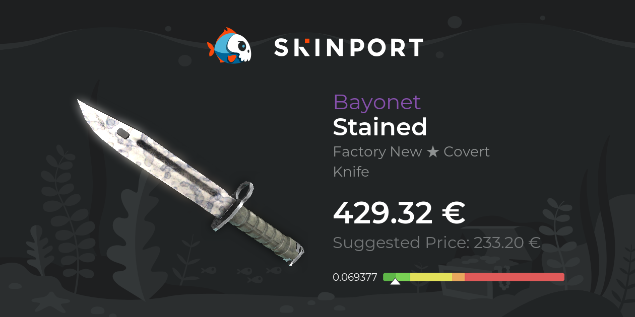 Bayonet | Stained (Factory New) - CS2 - Skinport