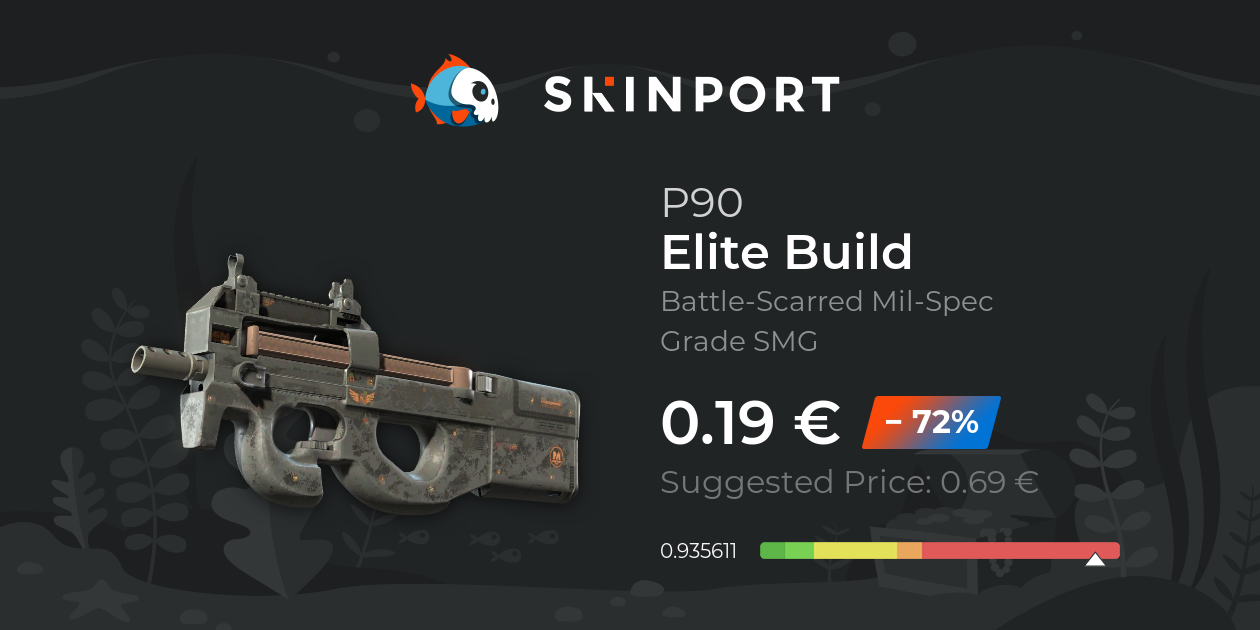 P90 | Elite Build (Battle-Scarred) - Counter-Strike 2 - Skinport