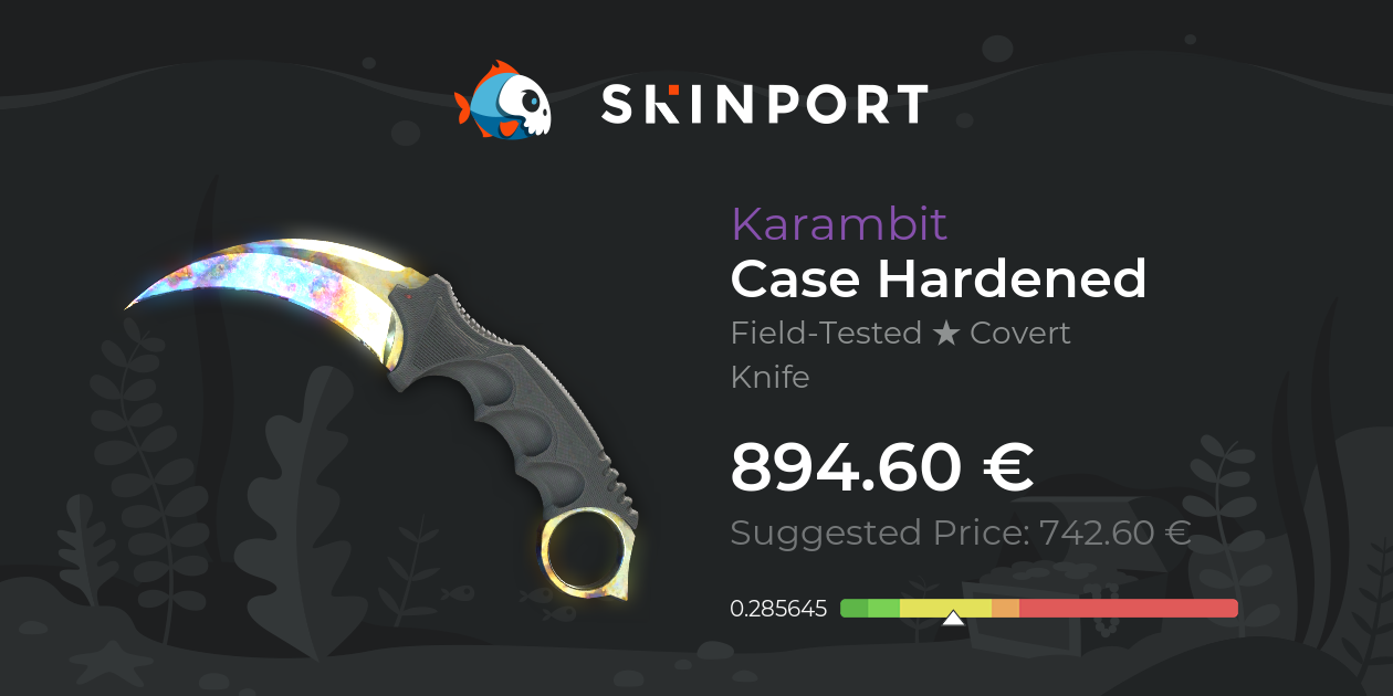 Karambit | Case Hardened (Field-Tested) - Counter-Strike 2 - Skinport