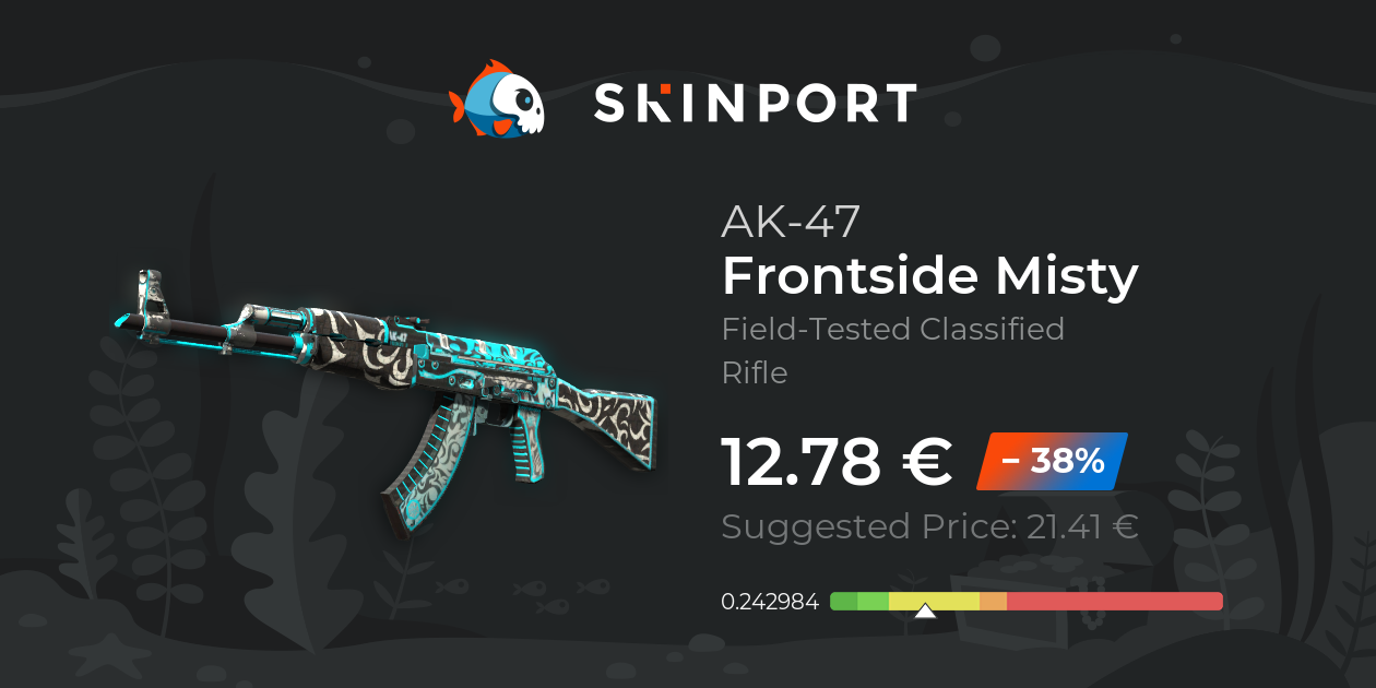 AK-47 | Frontside Misty (Field-Tested) - Counter-Strike 2 - Skinport