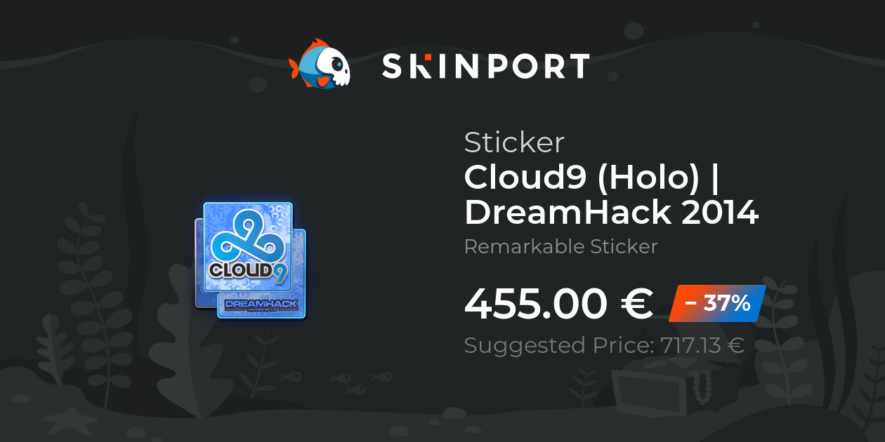 Sticker | Cloud9 (Holo) | DreamHack 2014 - Counter-Strike 2 - Skinport