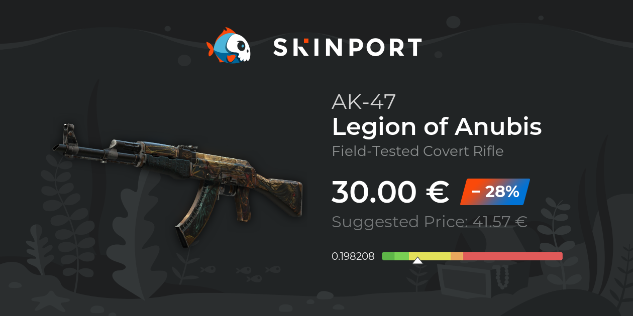 AK-47 | Legion of Anubis (Testad i fält) - Counter-Strike 2 - Skinport