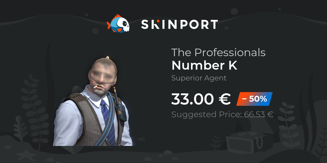 Number K | The Professionals - CS:GO - Skinport