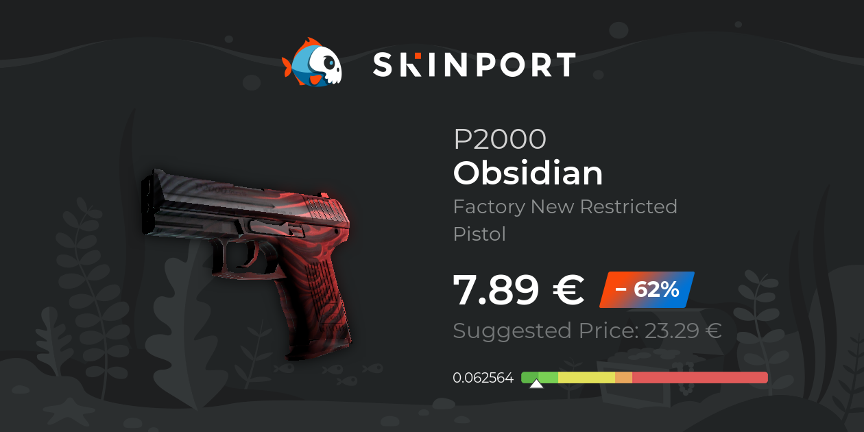 P2000 | Obsidian (Factory New) - Counter-Strike 2 - Skinport